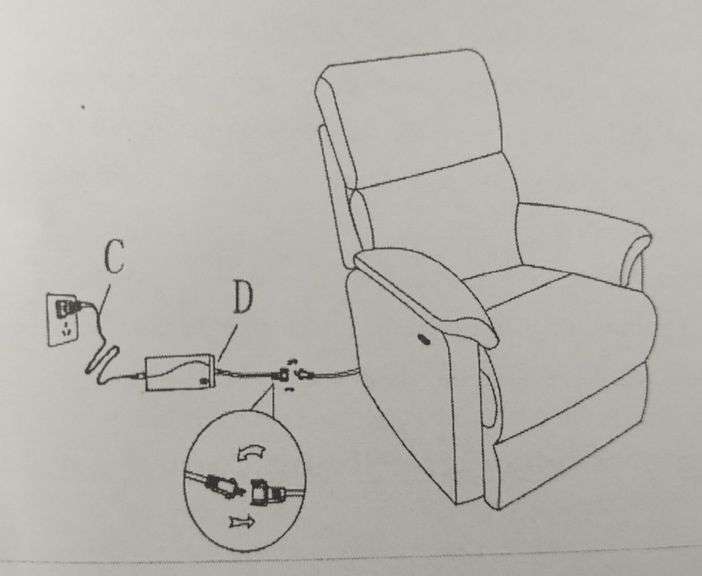 Recliner Chair W/ Power | Open Box | (See Condition Notes) - Rio Grande ...