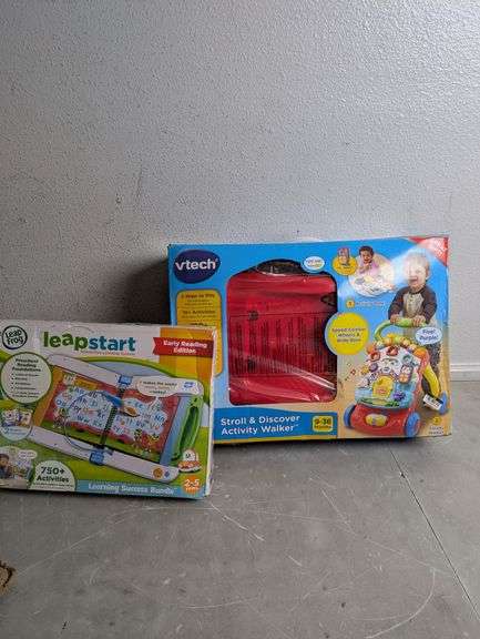 VTECH Stroll & Discover Activity Walker & LEAP FROG LeapStart Learning ...