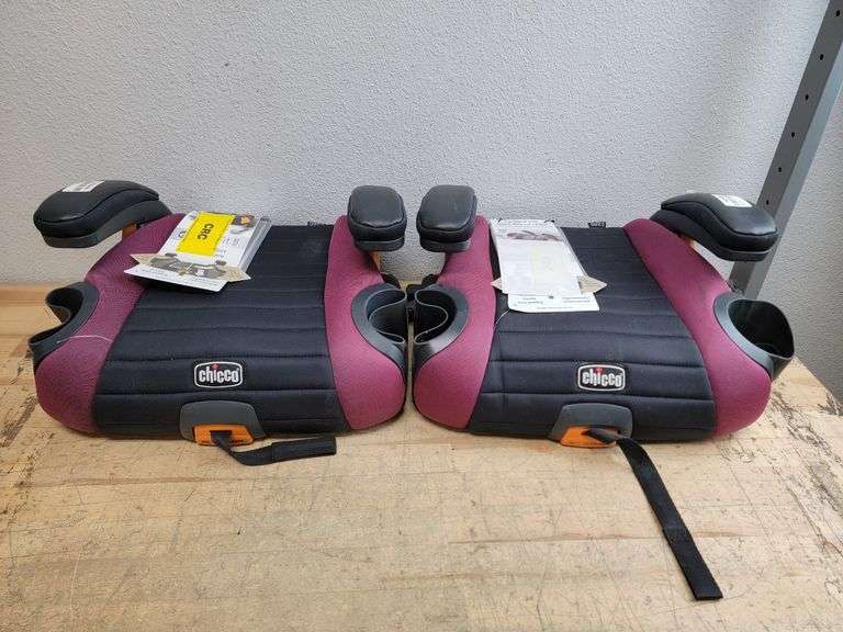 CHICCO, Purple Booster Car Seat, 40-100lbs Capacity, 14"W | Open Box ...