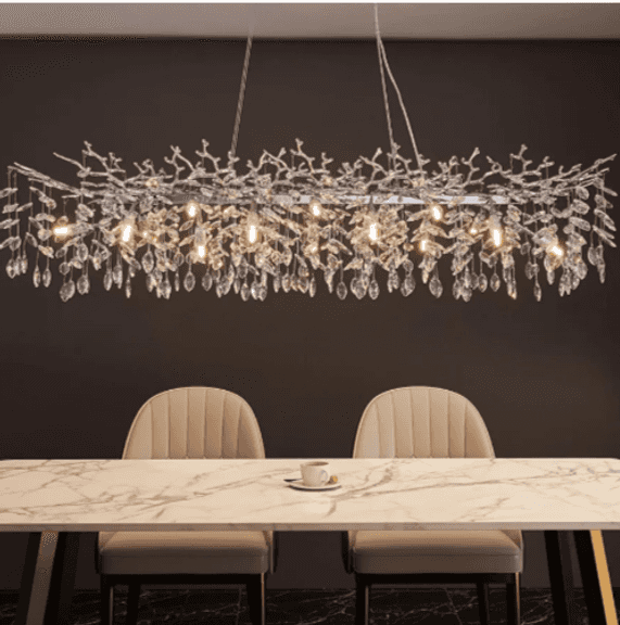 WITKEY Tree Branch Crystal Chandelier 47.2" | Open Box | (See Condition ...