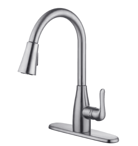 Glacier Bay McKenna Single-Handle Pull Down Sprayer Kitchen Faucet in ...
