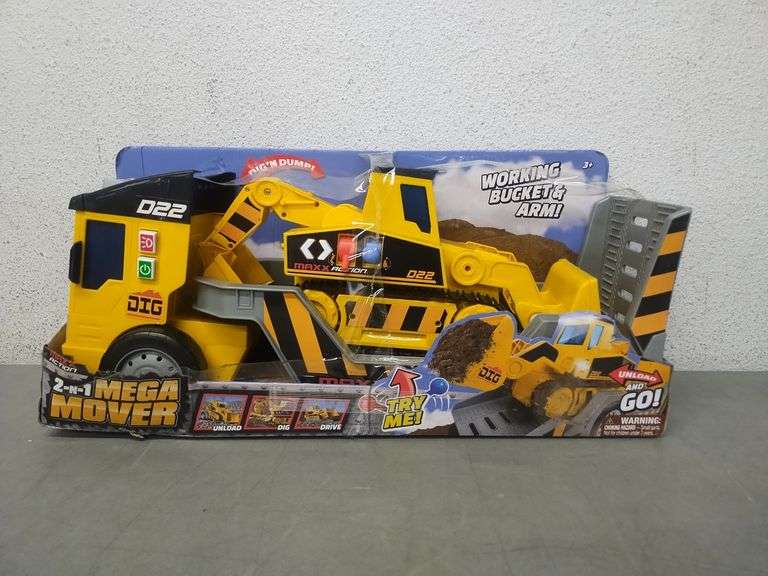 MAXX ACTION 2-In-1 Construction Truck & Mover Toy | Open Box - Rio ...