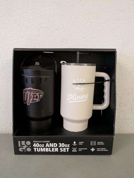 LOGO 40oz And 30oz UTEP Tumbler Set | Open Box - Rio Grande Trade