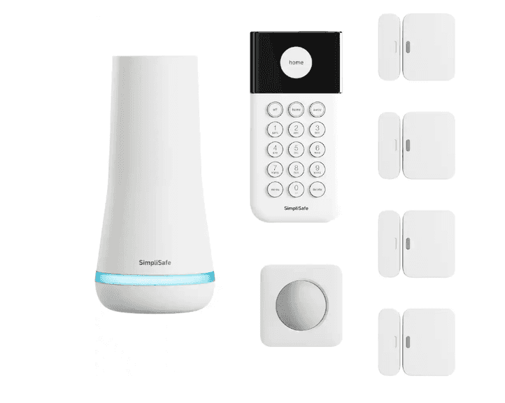 SimpliSafe Home Security System w/ Smart Alarm Wireless Indoor Camera ...
