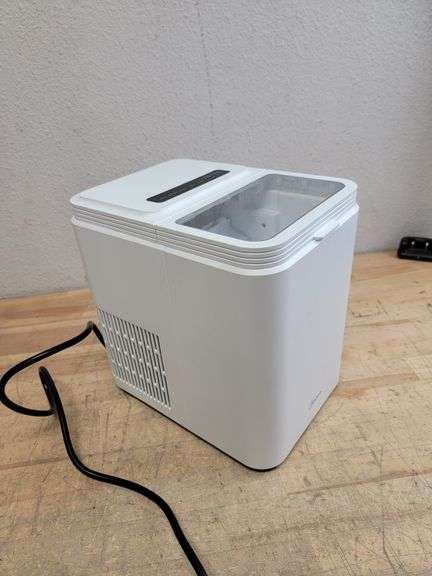 MIDEA, Countertop Plug-In Bullet Ice Maker, White | Open Box | (See ...