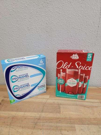 BUNDLE, OLD SPICE 5pk Pure Sport Deodorant, AND Sensodyne Pronamel 4pk ...