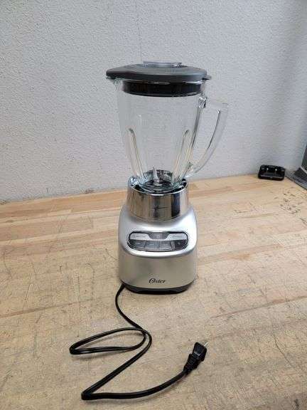 OSTER - One Touch Blender Salsa/Smoothie Blender, Sliver | Open Box ...