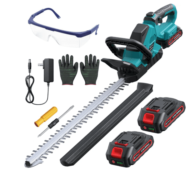DOCSMART Cordless Hedge Trimmer w/ Batteries | Open Box | (See ...