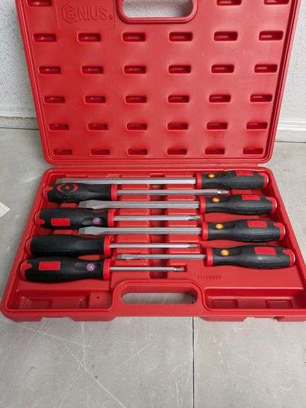 GENIUS 8-Piece Combination Tang-Thru Screwdriver Set | Open Box - Rio ...