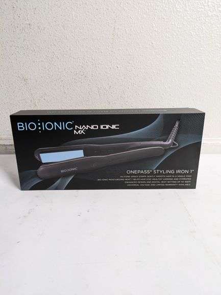 BIO IONIC NANO IONIC MX OnePass Styling Iron | Open Box - Rio Grande Trade