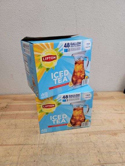 LIPTON Iced Tea 48 Gal Bags Per Box, 2 Boxes | Like New - Rio Grande Trade