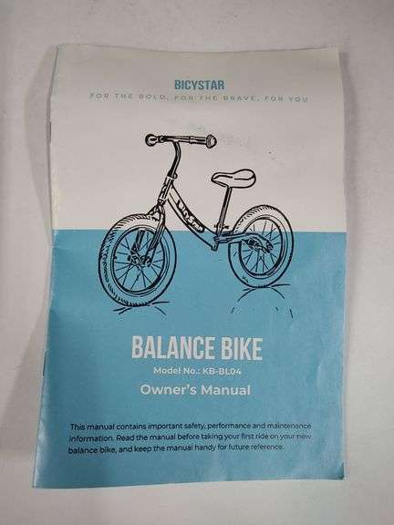 BICYSTAR Balance Bike for Kids, 14" | Open Box - Rio Grande Trade