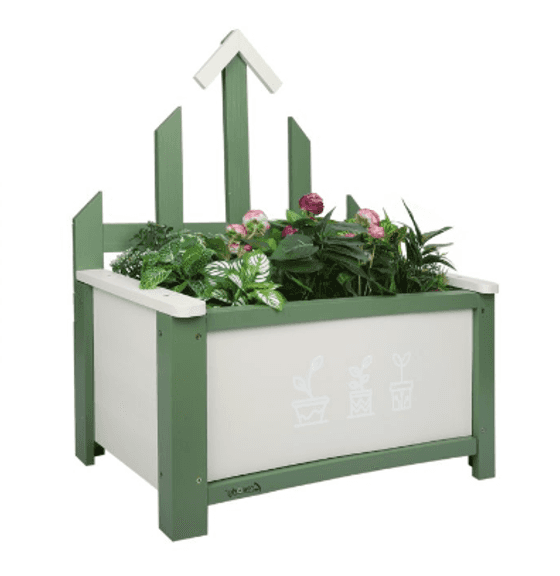 GROWORKS Raised Garden Bed W/ Palisade, 24"L x 15.7"W x 30"H | Open Box ...