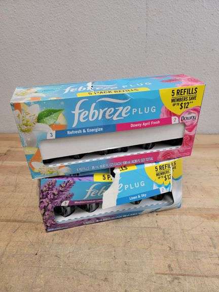 BUNDLE, FEBREZE, (10) Refills Total, QTY (2) Boxes | Open Box | (See ...