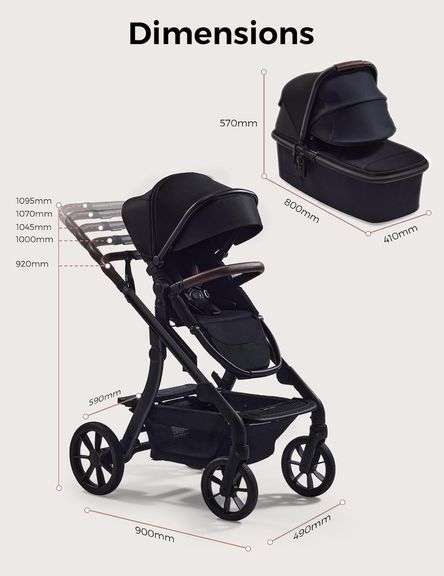 MOMCOZY Change Go Baby Stroller | Like New - Rio Grande Trade