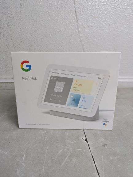 GOOGLE NEST HUB 7" 2nd GENERATION, Chalk Finish | Like New | (See ...