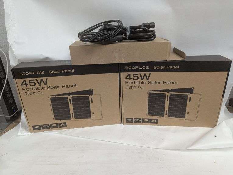 ECOFLOW 45W Portable Solar Panel with Type-C Set | Open Box - Rio ...