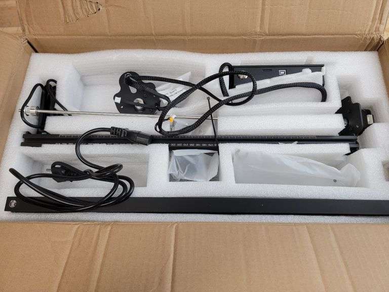 FOKOOS, Laser Engraving Machine 23"W Set Up Kit, Black | Open Box - Rio ...