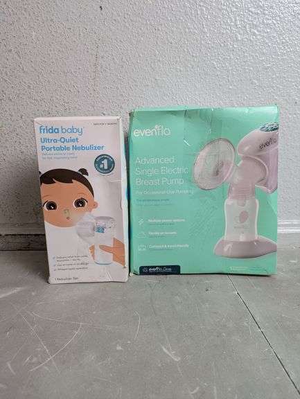 EVENFLO Advanced Single Electric Breast Pump & FRIDA BABY Ultra Quiet ...