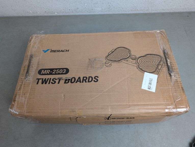 MERACH - Twist Exercise Boards, w/ Motion, Plug-In, Black/Gray | Open ...