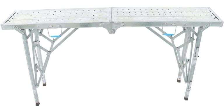 Foldable Scaffold Portable Bench | Open Box | (See Condition Notes ...