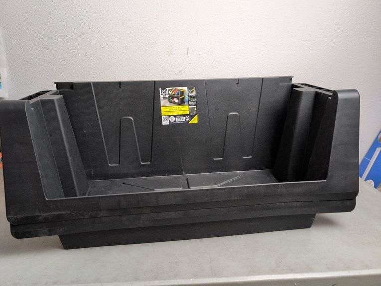 MEMBERS MARK - Heavy Duty Stackable Storage Bin 2pk, Black, 36"W & (1 ...