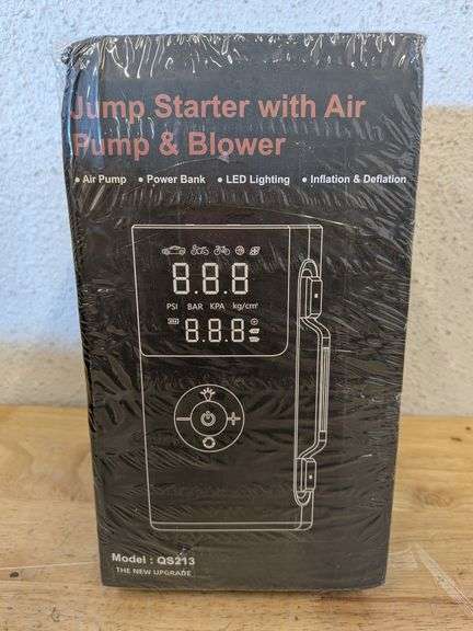 5-in-1 Jump Starter w/Air Pump, Power Bank, & Blower, Model QS213 ...
