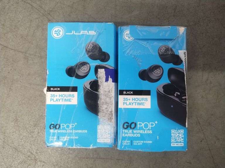 JLAB Go Pop+ True Wireless Earbuds, Set Of 2 | Open Box | (See ...