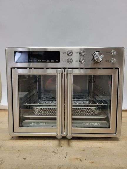 CHEFMAN 10-in-1 French Door Toaster Oven Air Fryer, 16.93x16.05x13.75 ...