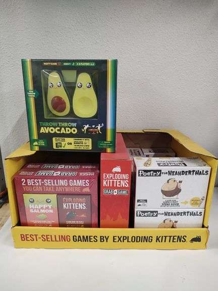 EXPLODING KITTENS Grab & Game Variety: Poetry for Neanderthals ...