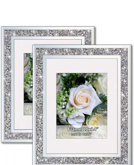Crushed Diamond Photo Frames | Open Box | (See Condition Notes) - Rio ...