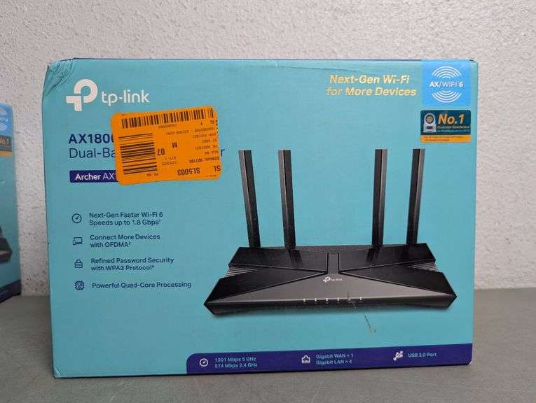 Tp-Link AX1800 4-Stream Dual-Band Wi-Fi 6 Router | Open Box | (See ...