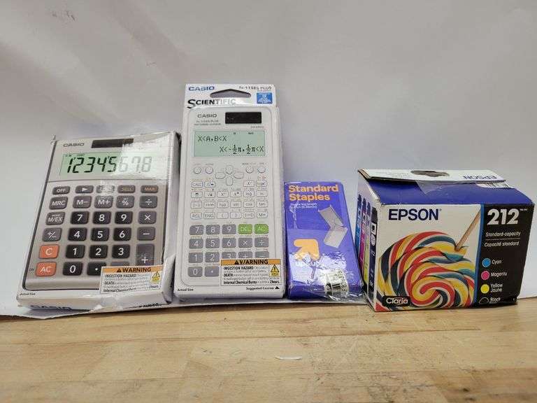 OFFICE BUNDLE - CASIO Electronic Calculator & CASIO Scientific ...