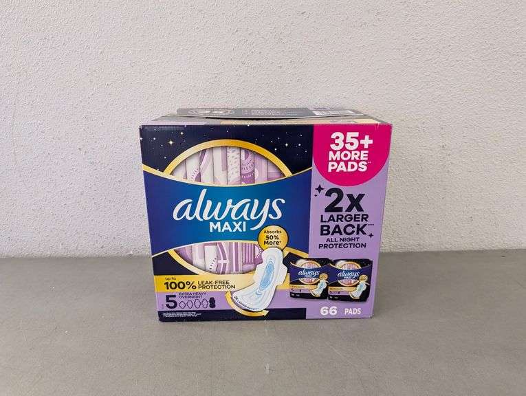 ALWAYS Maxi Extra Heavy Pad Set (2) | Open Box | (See Condition Notes ...