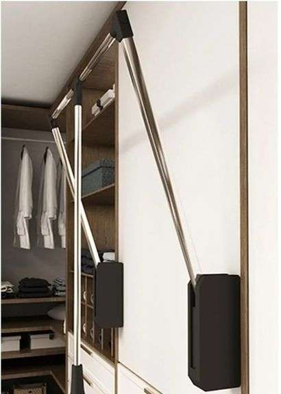 XIIW Pull Down Closet Rod, 60lbs Load Capacity, 25 - 35" (RL) | Open ...