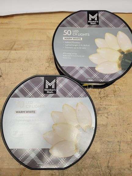 Lighting Bundle: MEMBER'S MARK LED C9 String Lights, 2pk - 50ct Lights ...