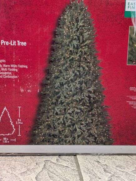 HOME ACCENTS HOLIDAY 9Ft Jackson Noble Fir LED Pre-Lit Tree | Open Box ...