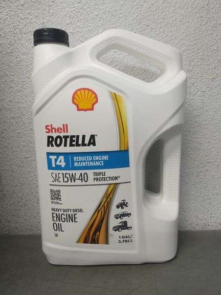 ROTELLA T4 Triple Protection 15W-40 Diesel Engine Oil 6 Pcs. | Like New ...