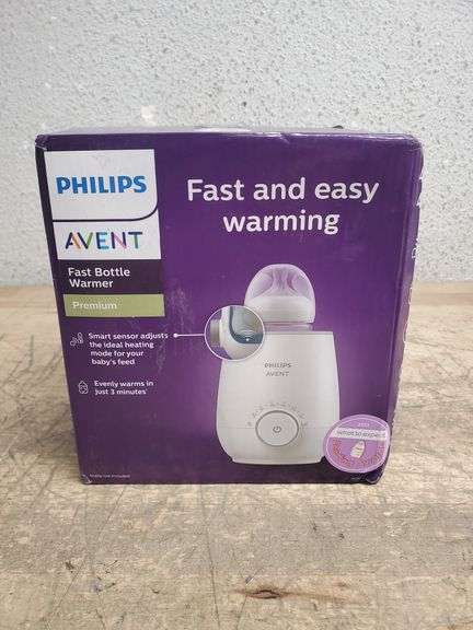PHILIPS Premium Fast Bottle Warmer (RL) | Open Box | (See Condition ...