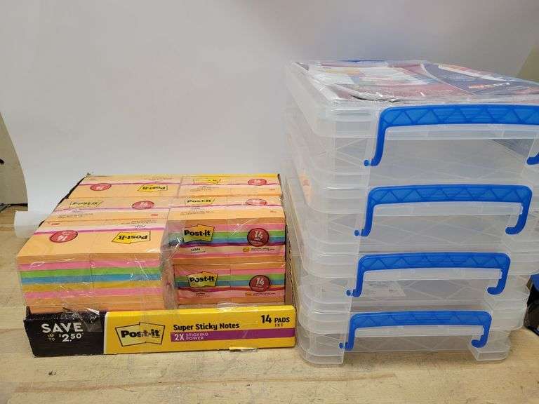 BUNDLE - SUPER STACKER Document Boxes, 5pck & AVERY Dividers, 2ct ...