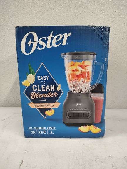 OSTER 6-Cup Blender w/ 20oz To-Go Cup | Open Box | (See Condition Notes ...