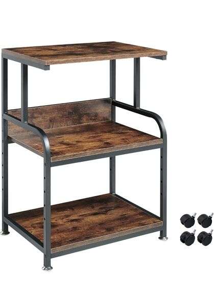 FANNOVA Table Stand W/ Height Shelf, 3-tier | Open Box | (See Condition ...