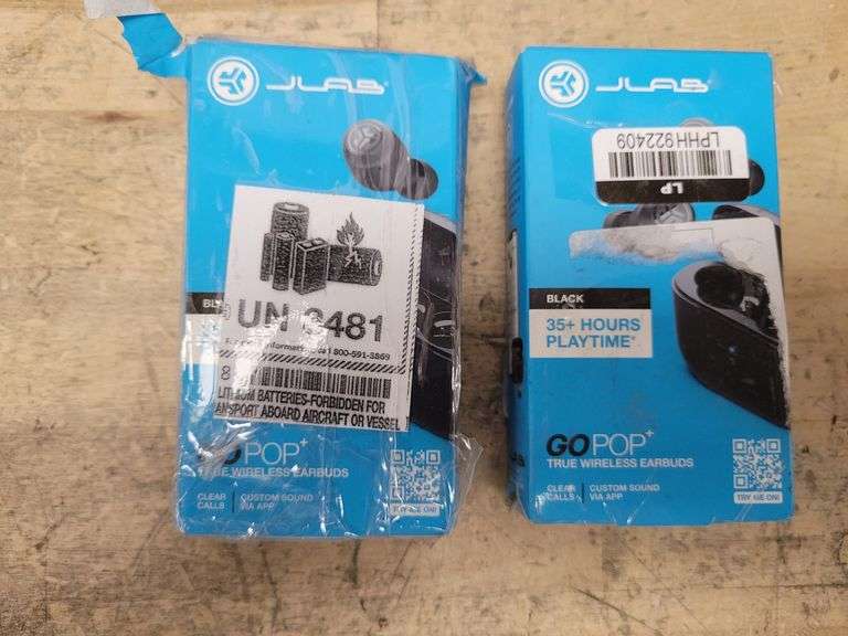 BUNDLE: JLAB Wireless Earbuds - Black - 2pk | Open Box - Rio Grande Trade