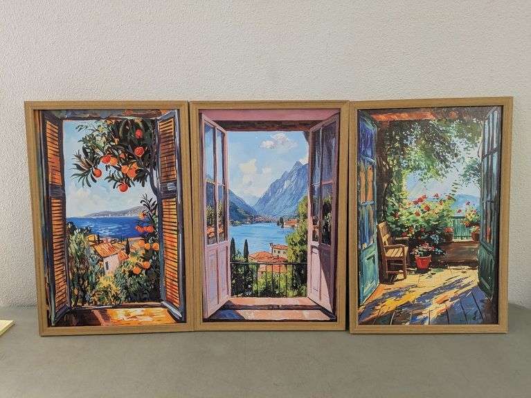 WARTHZ Vintage Open Window Wall Art, 24''L x 16''W - 3ct (RL) | Open ...