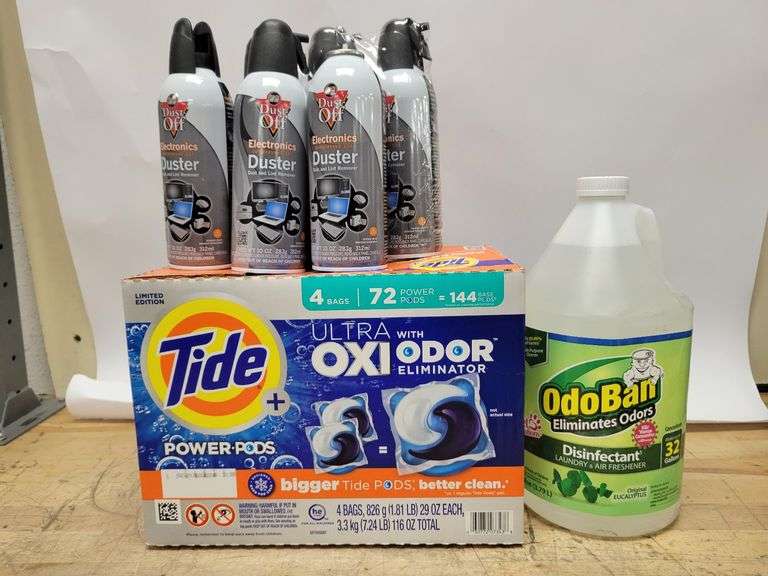 CLEANING BUNDLE - TIDE Ultra Oxi Power Pods, 144ct. & FALCON ...