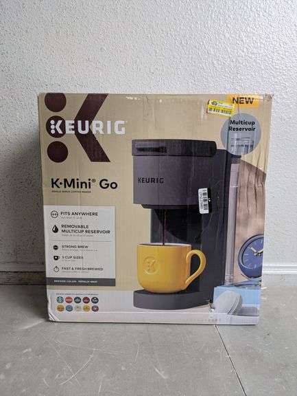 KEURIG K-MINI GO Gray | Open Box | (See Condition Notes) - Rio Grande Trade
