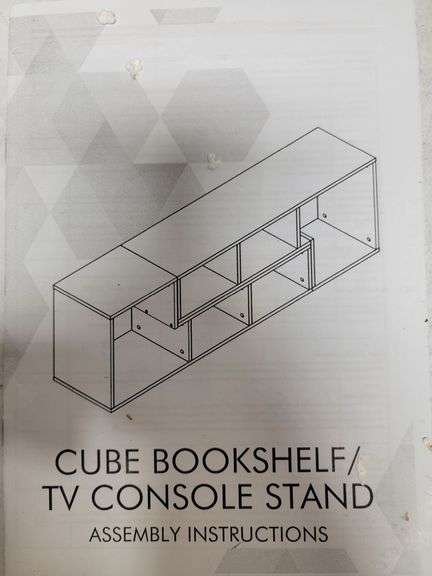 Cube Bookshelf / TV Stand | Open Box - Rio Grande Trade