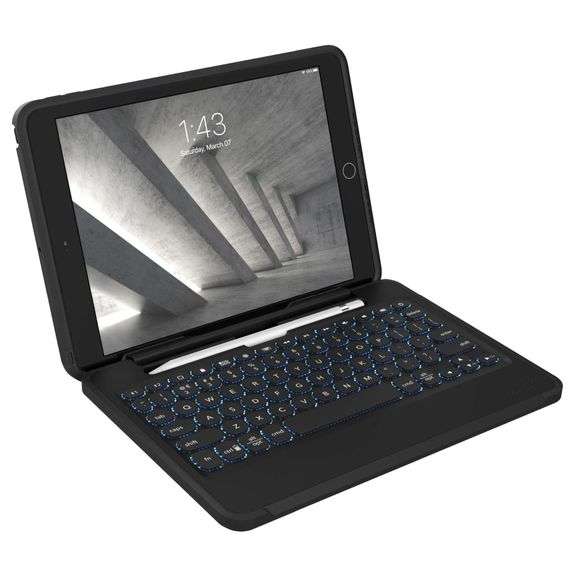 ZAGG Rugged Book Keyboard & Case for Apple iPad 10.2” (7th, 8th, 9th ...