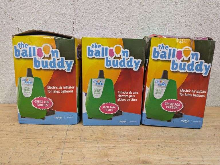 The Balloon Buddy Electric Air Inflator for Latex Balloon, Set of 3 ...
