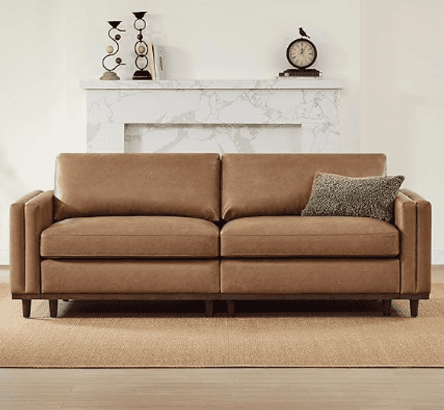 Super Large Luxury Loveseat Sectional Modular Sofa Swede | Open Box ...